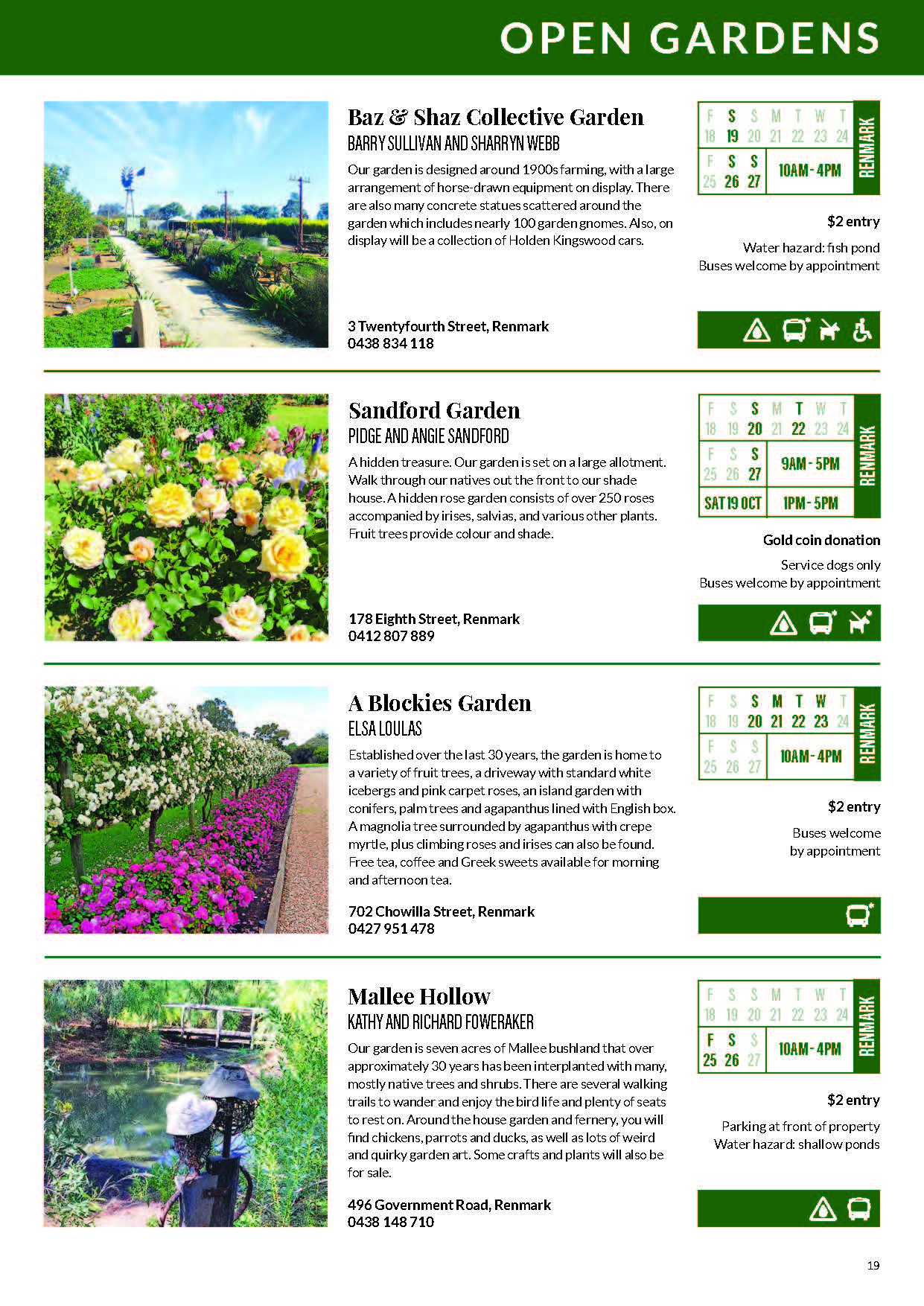 Open Gardens - Riverland Rose and Garden Festival