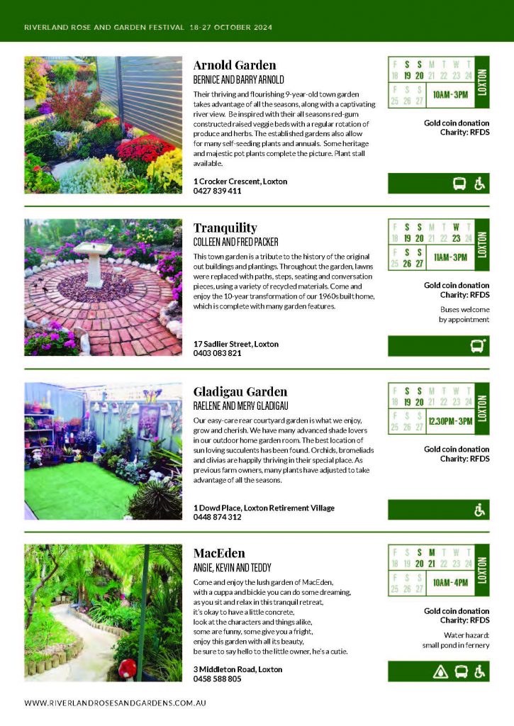 Open Gardens - Riverland Rose and Garden Festival